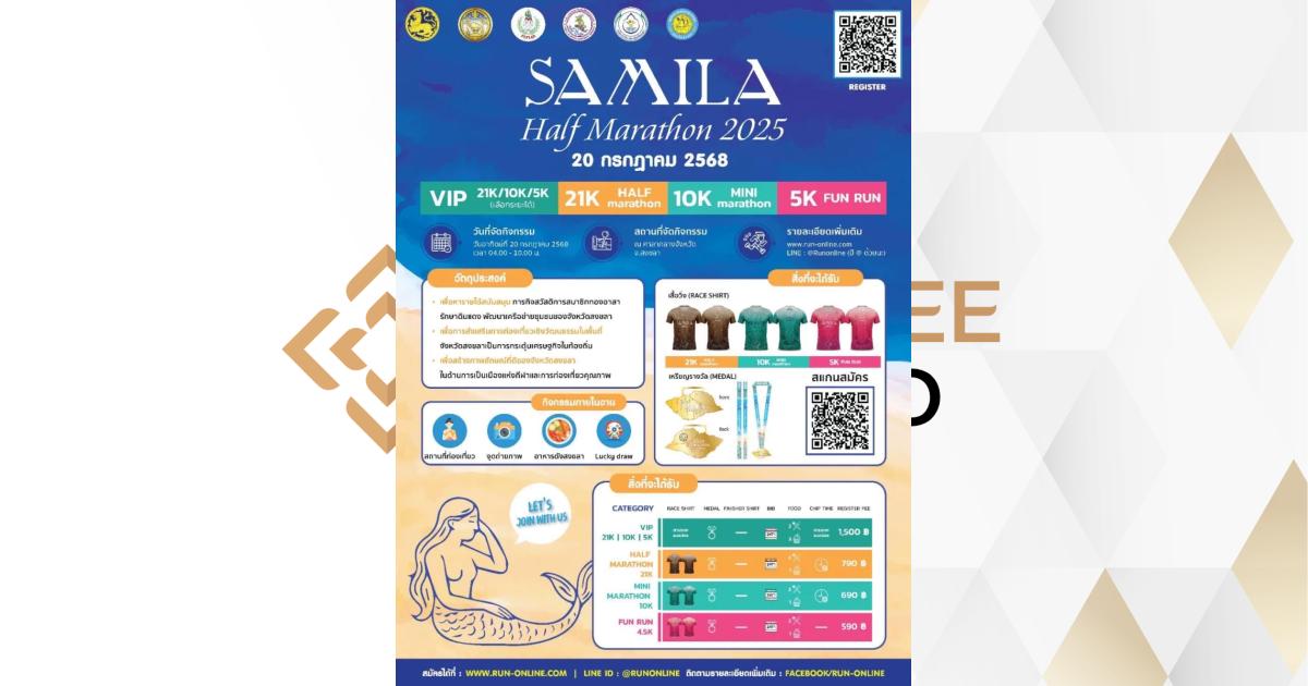 Samila Half Marathon 2025 - THAILAND.GO.TH