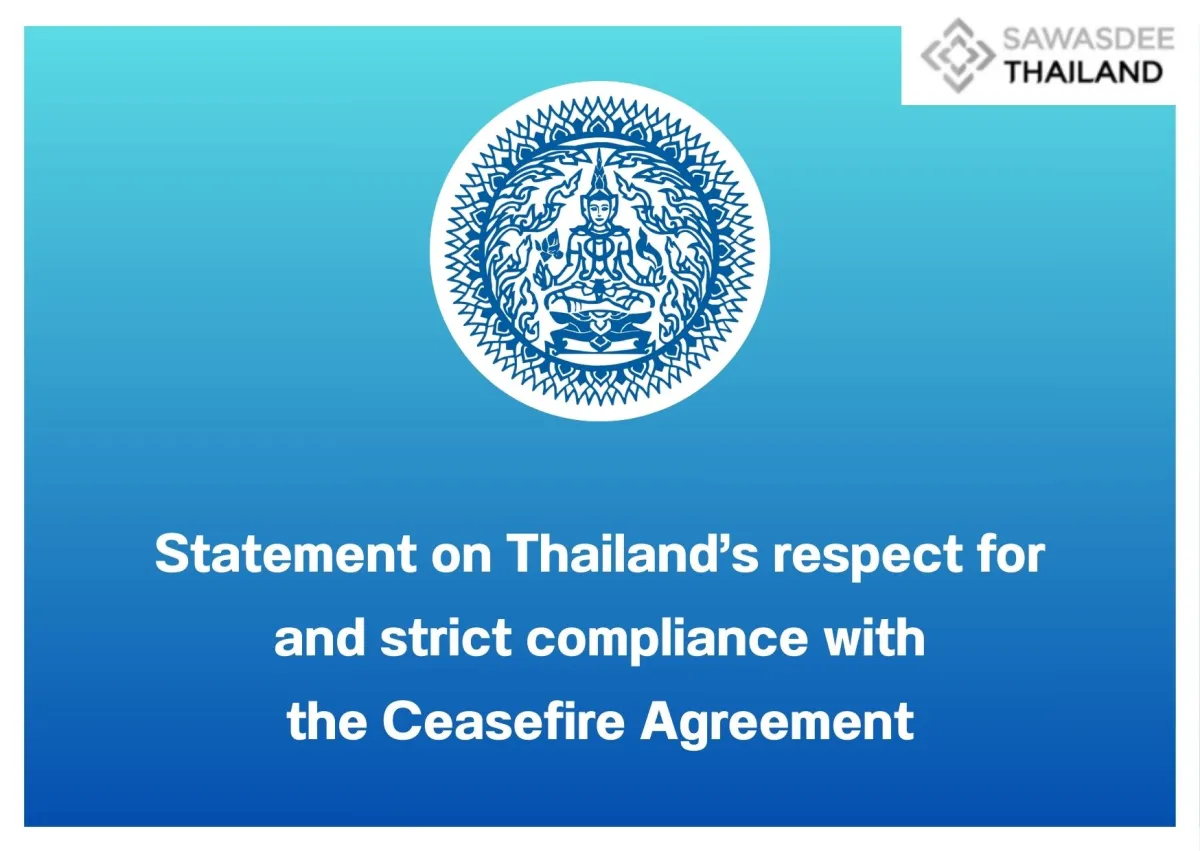 Statement on Thailand’s respect for and strict compliance with the ...